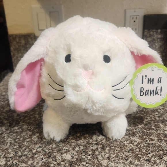 Toys | Bunny Piggy Bank Plush | Poshmark